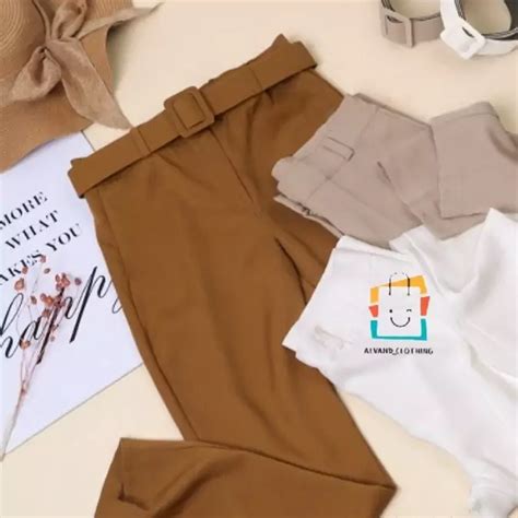 خرید و قیمت شلوار زنانه مازراتی قهوه ای دارچینی قد تقریبی 90 از غرفه