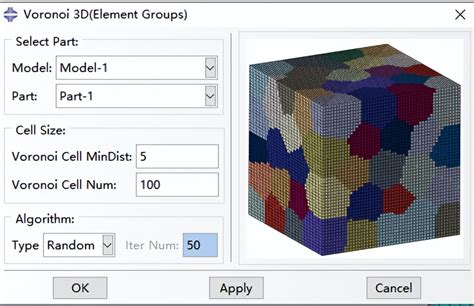 Abaqus Tyson Plugin Voronoi 3d Imedia