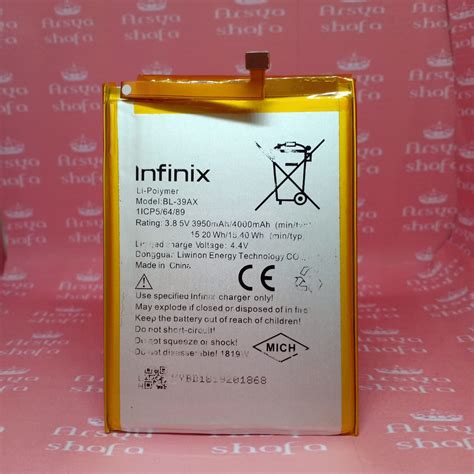 Baterai Infinix Hot X Bl Ax Original Batrei Batre Battery Lazada Indonesia