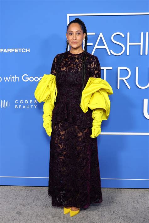 Tracee Ellis Ross Wore In Erdem Dress 2023 Fashion Trust Us Awards