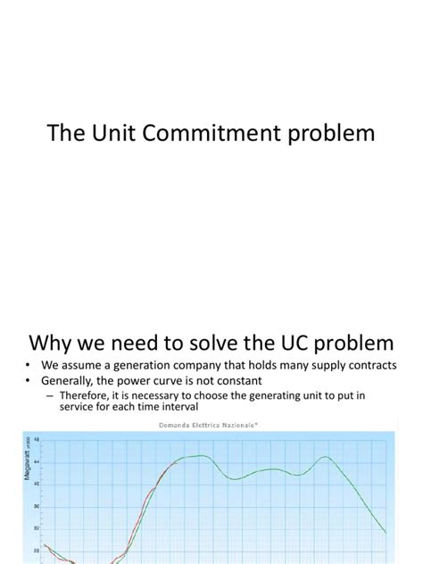 The Unit Commitment Problem Pdf Hydroelectricity Mathematical Optimization