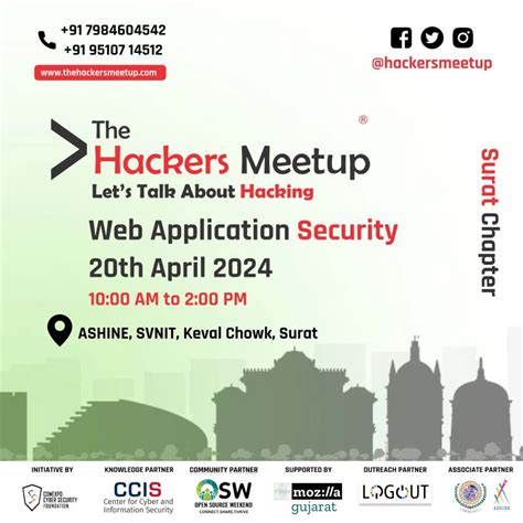 Rudra Narayan Padhy On Linkedin Hackersmeetup Suratevents Surat Infosec Cybersecurity