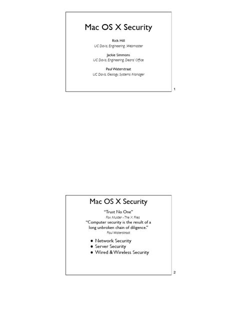 Macosx Security Pdf Port Computer Networking Secure Shell