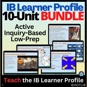 IB Learner Profile Lessons Activities Slides BUNDLE For PYP MYP DP By HOTLIB