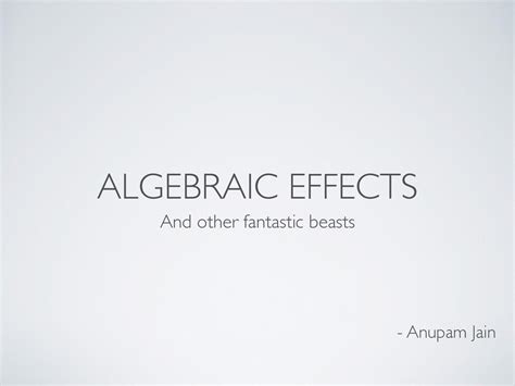Algebraic Effects In Pure Fp Languages Speaker Deck