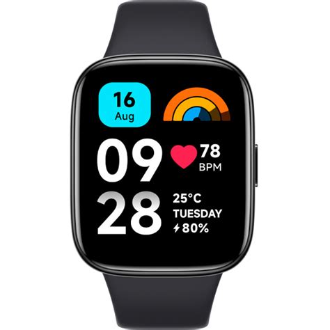 Смарт часы Xiaomi Redmi Watch 3 Active Black в Алматы - цены, купить в ...