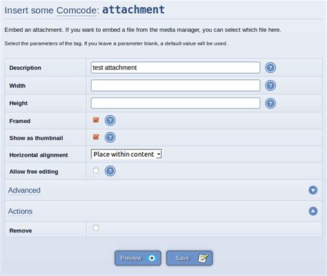 composr tutorial comcode and the attachment system composr cms your data your privacy your