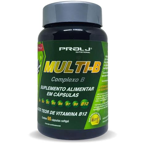 Multi B Complexo B Concentrado 60 CÁpsulas Softgel Prolj Nutritional