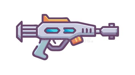 Heavy Sci Fi Blaster Rifle Vector For Futuristic Weapon Concepts Vector Design Generative Ai