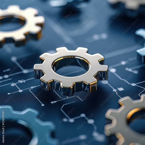 Digital Transformation Solution Adaptability A Close Up Of Metallic