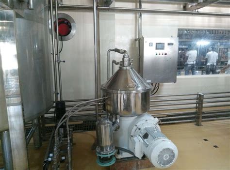 Industrial Continuous Disc Centrifuge Separator 1500l H For Spirulina