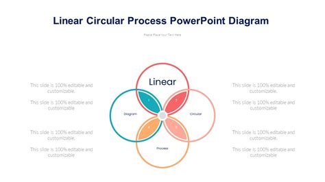 Linear Circular Process PowerPoint Diagram PPTUniverse