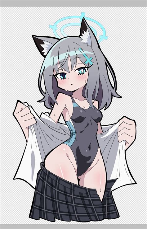 Rrogtion Shiroko Blue Archive Blue Archive Highres Tagme Fake Transparency One Piece