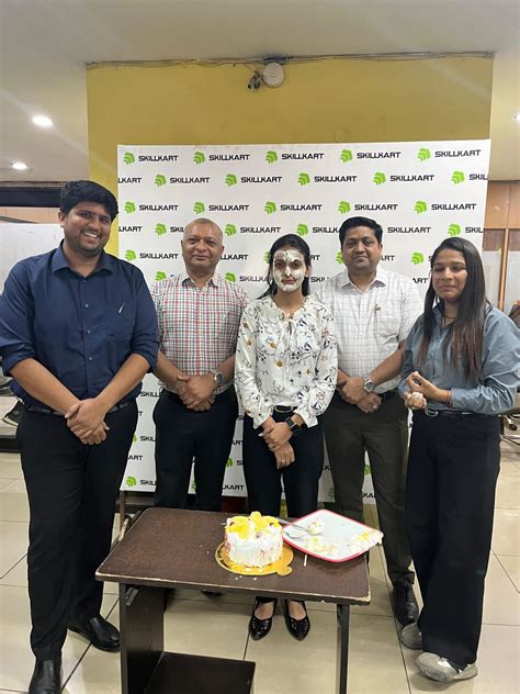 Celebration Of 2nd Work Anniversary Skillkart Deepak Jain