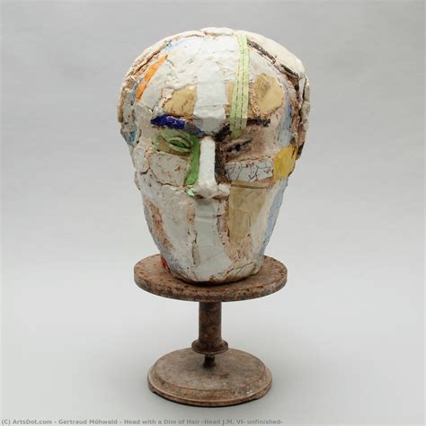 Head With A Dim Of Hair Head Jm Vi Unfinished 2002 By Gertraud
