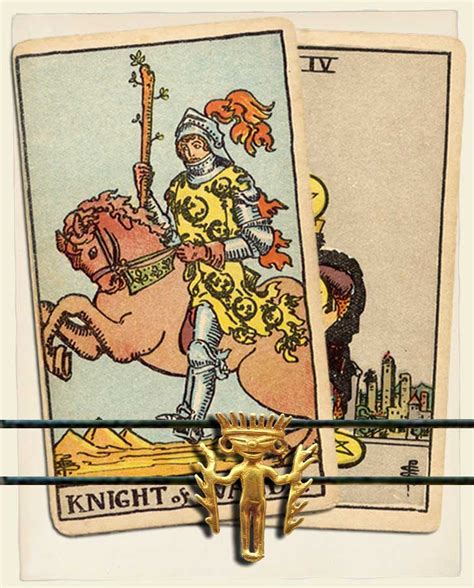 Knight Of Wands And Four Of Pentacles Combination Reading With
