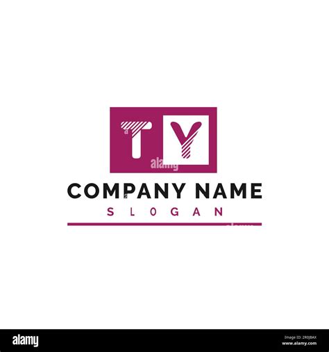 Ty Logo Design Ty Letter Logo Vector Illustration Vector Stock