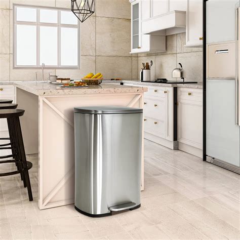 Tall Kitchen Trash Can With Foot Pedal At Verda Garcia Blog