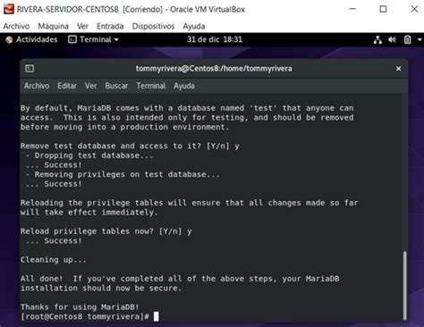 SEGURIDAD EN MARIADB