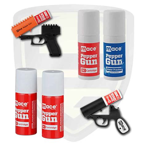 Pepper Spray Mace Gun Kit Powerful Non Lethal Defense Solution