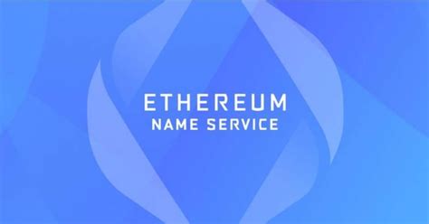 An Overview Of Ethereum Name Service ENS Altcoin Projects Altcoin