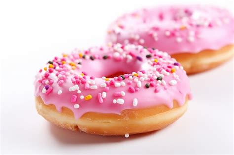 Premium Photo Donut Sweet Dessert Isolated