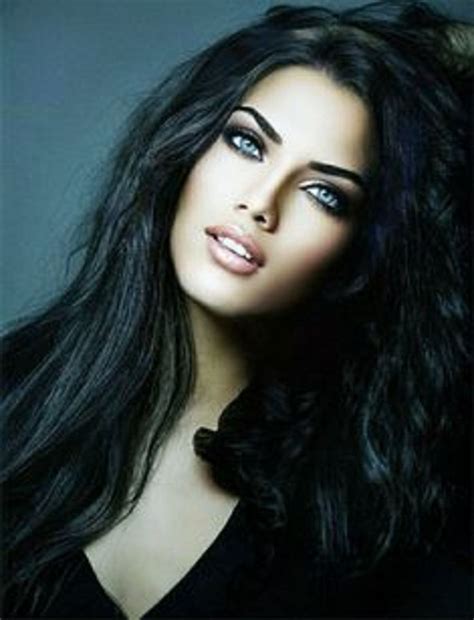 Pretty Girls With Black Hair And Blue Eyes Swag