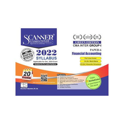 shuchita solved scanner cma inter group i syllabus 22 paper 6 financial accounting by arun kumar