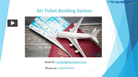 Air Ticket Booking System Presentation Free To Download