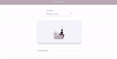Build A Weather App In React Js React Js Beginner