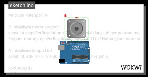 Unipolar Motor Stepper Wokwi Esp32 Stm32 Arduino Simulator