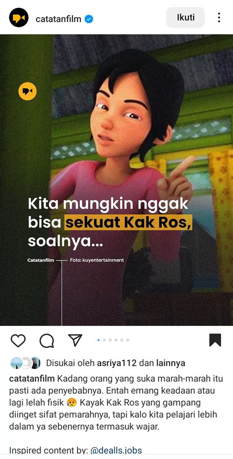 Mengenal Lebih Dalam Sosok Kak Ros Dalam Tontonan Program Upin Ipin Beginilah Kerennya Kak