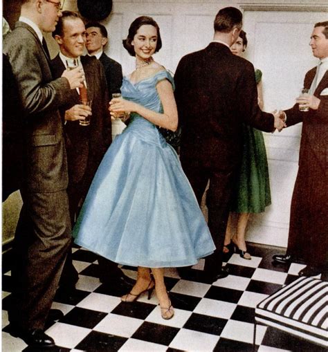 A Showcase Of 1955 Party Dresses Mister Harrys