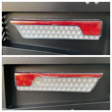 Pair Led Tail Lights 3 Led Combination Stop Tail Indicator Reverse