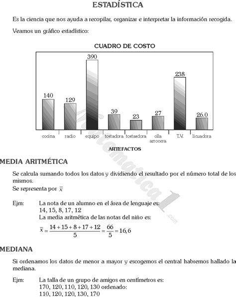 10 Ejemplos De Datos Estadisticos Ripo