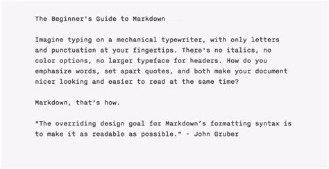 Your Manual To Markdown The Webs Simplest Syntax