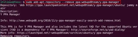 How To Removedelete A Ppa Repository In Ubuntu 2204 Its Linux Foss