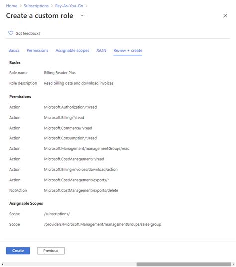 create or update azure custom roles using the azure portal azure rbac