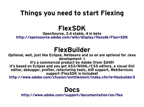 Introduction To Flex PPT