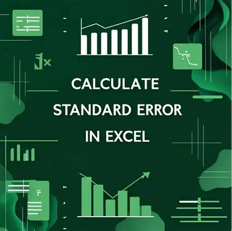 how to calculate standard error in excel with error bars excel insider