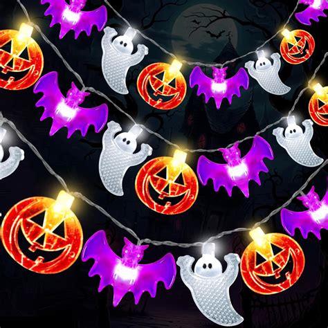 Halloween Lights Indoor Outdoor 20ft 40 Led Halloween String Lights