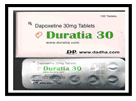 Dapoxetine 30 Mg Tabduratia 30 Mg At Best Price In Chennai