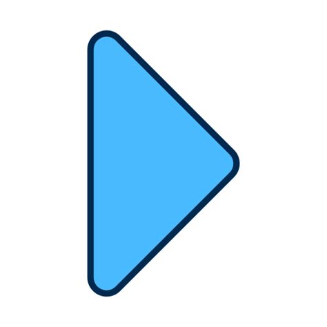 Play Arrow Generic Color Lineal Color Icon