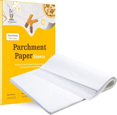 Heavy Duty Baking Paper Sheets 200 Pcs 305x406 Cm Katbite White