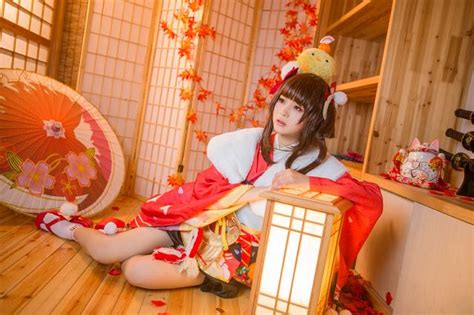 cos陰陽師手遊 鶯燕鳴櫻神樂cos 每日頭條