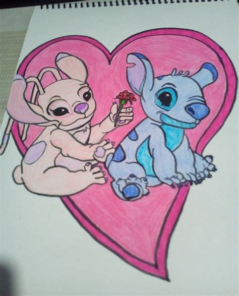 Stitch And Angel By Moonbluexx On Deviantart