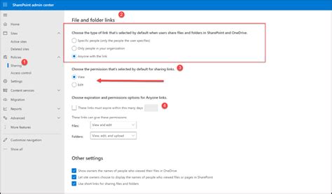 Microsoft O365 File Sharing Setting Guide Onedrive And Sharepoint