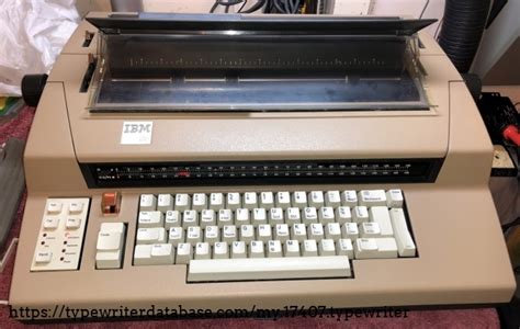 1984 IBM Electronic Typewriter 95 On The Typewriter Database