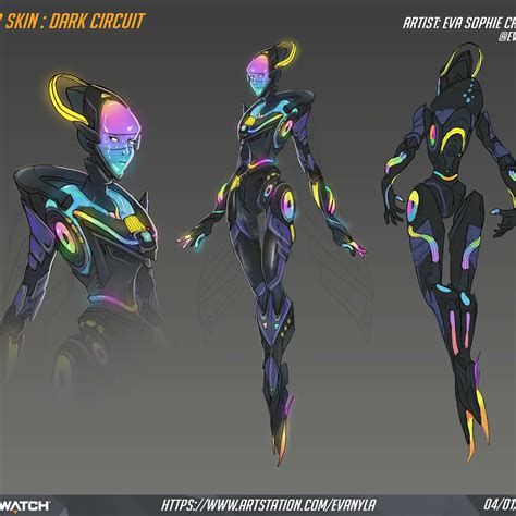 This Fan Made Rgb Skin For Overwatchs Echo Is Stunning Dot Esports
