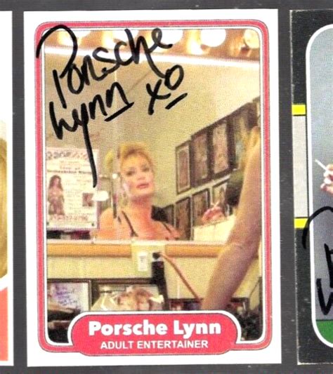 Autographed Porsche Lynn Trading Card Adult Actress Hot 2 Ebay